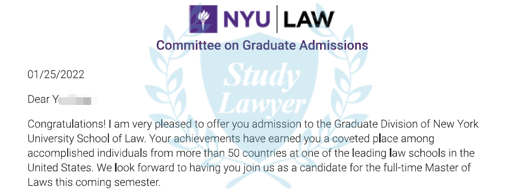 紐大、賓大LLM放榜了！首輪錄取者有著什麼樣的背景？-學律留學教育顧問中心Study with US/UK lawyer 美國留學申請專家